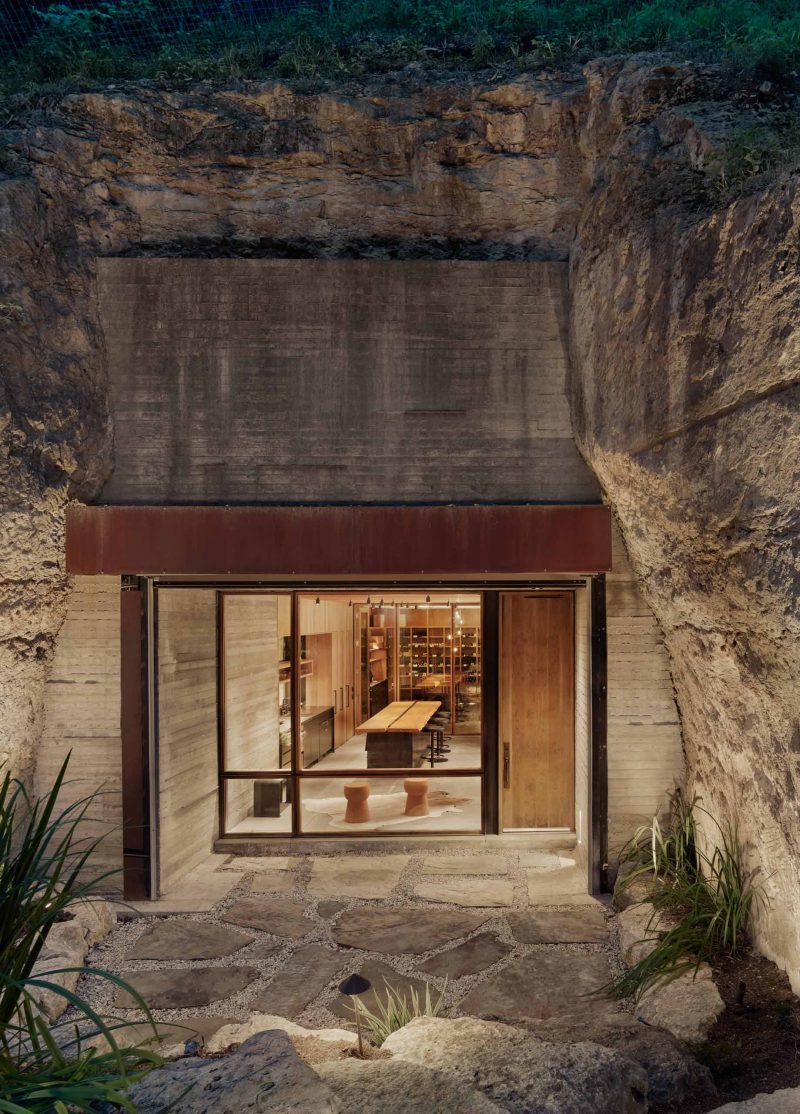 This Wine Cellar Was Built Into An Unused Tunnel In A Solid Limestone ...