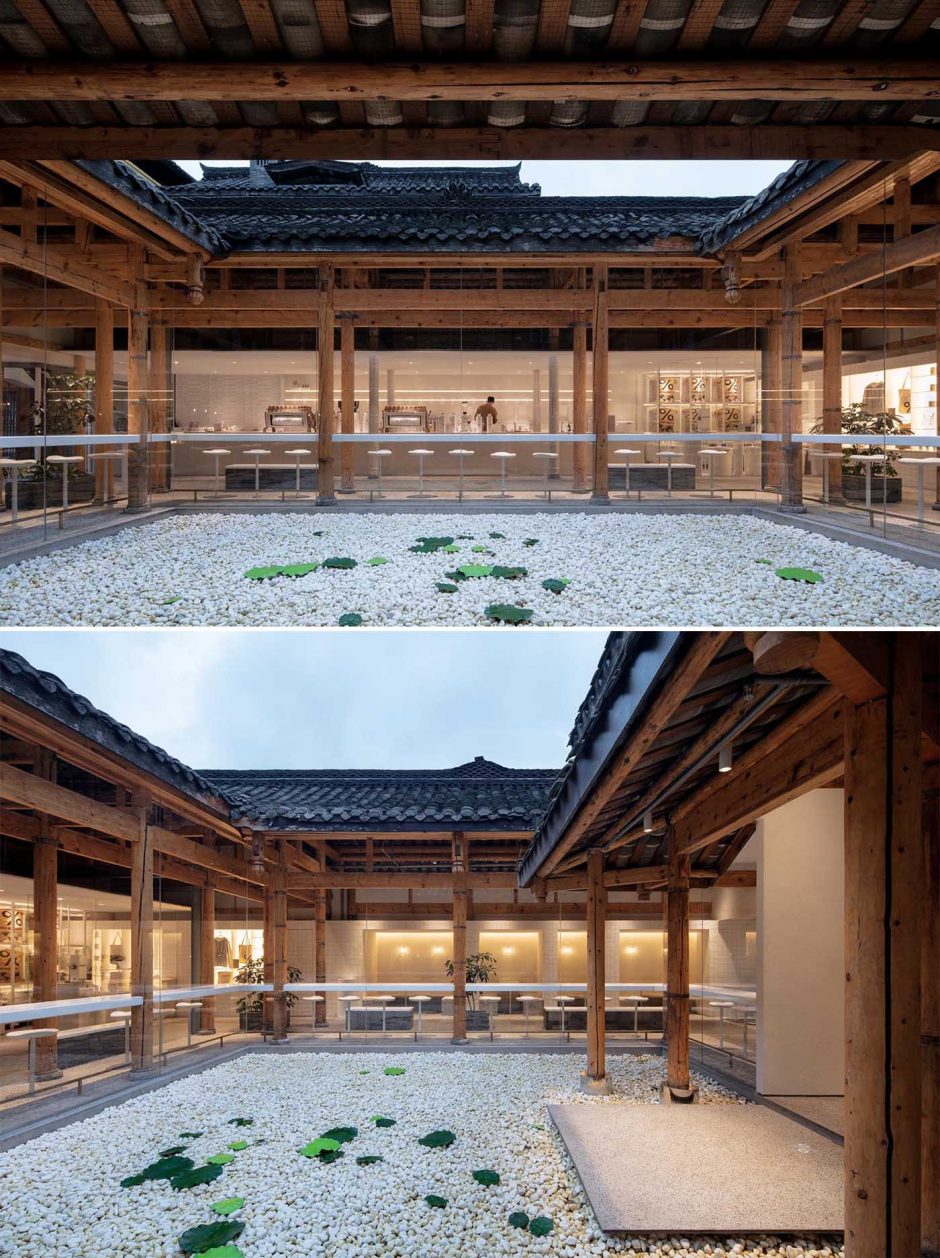 A Coffee Shop Has Been Designed Within This Old House In Sichuan, China
