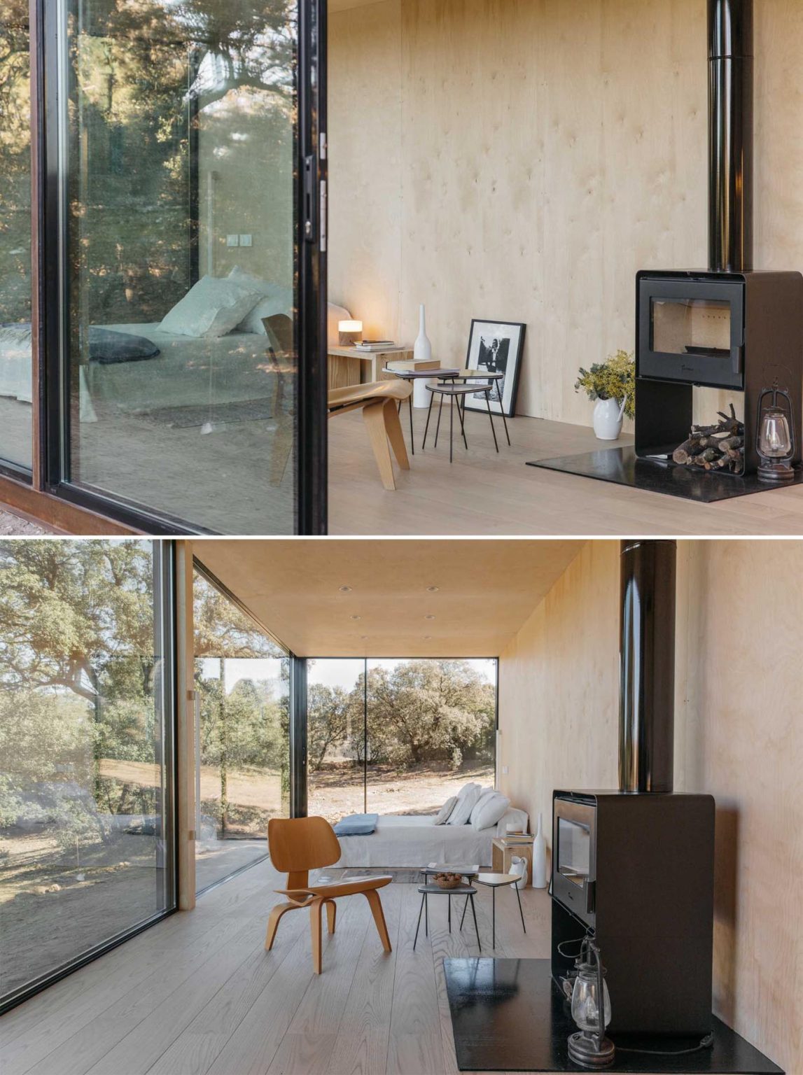 Half The Walls Are Glass On This Modern Tiny Home