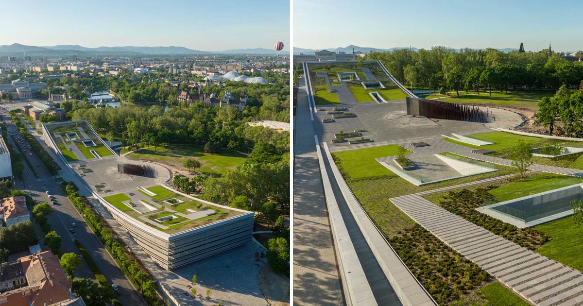 Building Green Roof Section