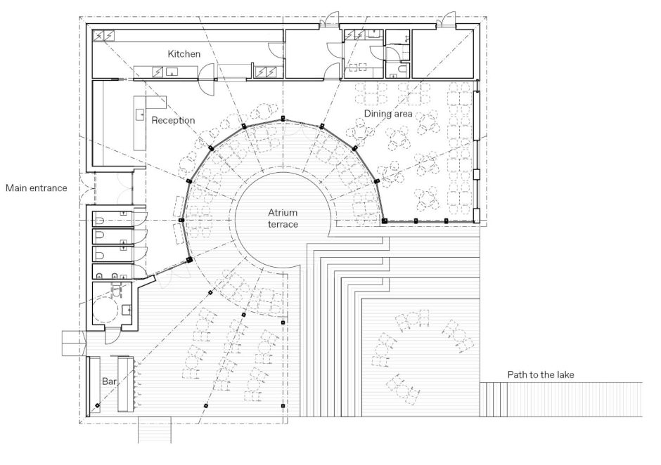 Natural And Blackened Wood Create A Contrasting Design For This ...