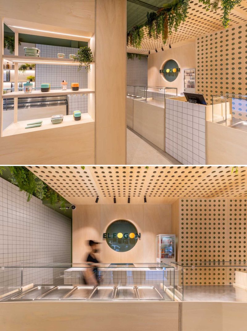 Wood, Plants, And Geometric Patterns Create The Design Character Of ...