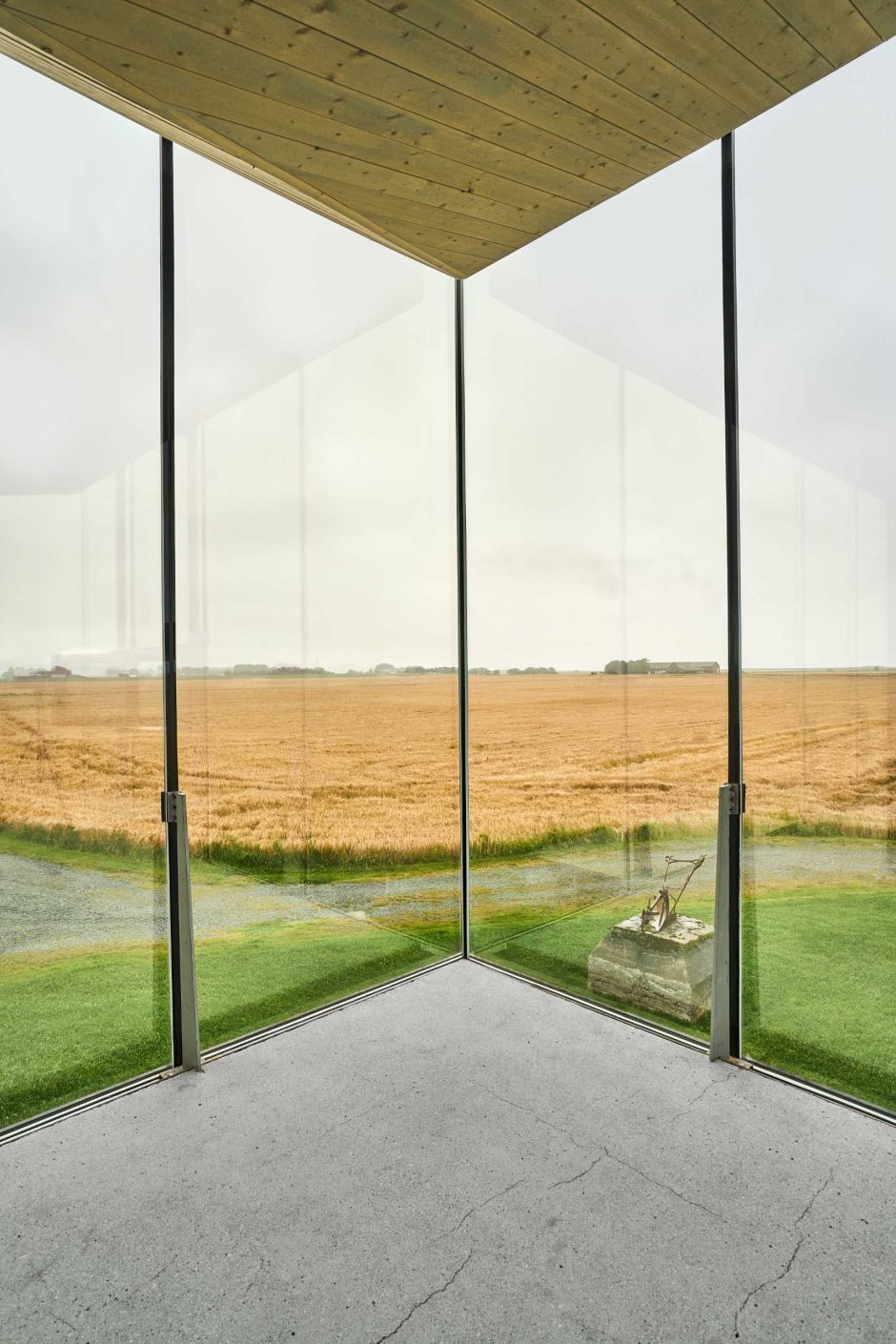 This Former Military Bunker Was Remodeled Into A Glass-Enclosed Event Space