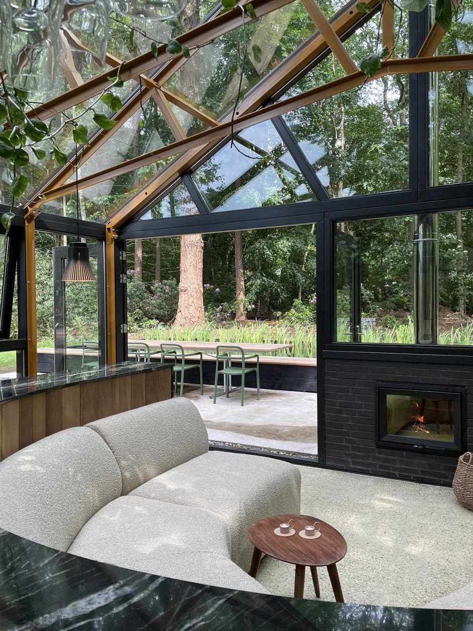 This Small Home Has Glass Walls And A Glass Ceiling
