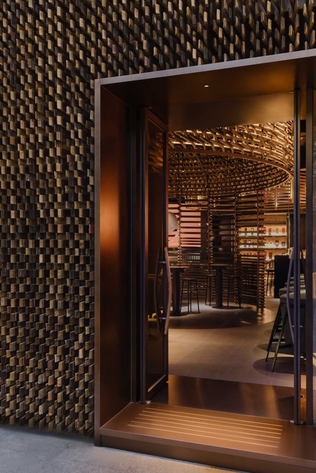 6,000 Pieces Of Discarded Whiskey Barrels Were Used In The Design Of ...