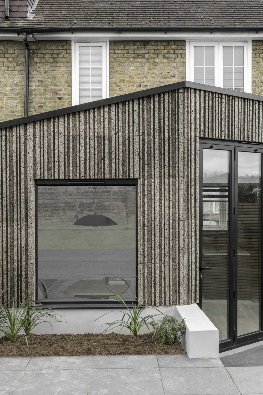 Cork Was Used As The Exterior Siding On This Home Extension