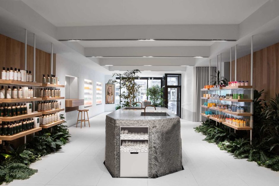 A Large Sliding Window Offers A Look Inside This Nature-Inspired Store ...