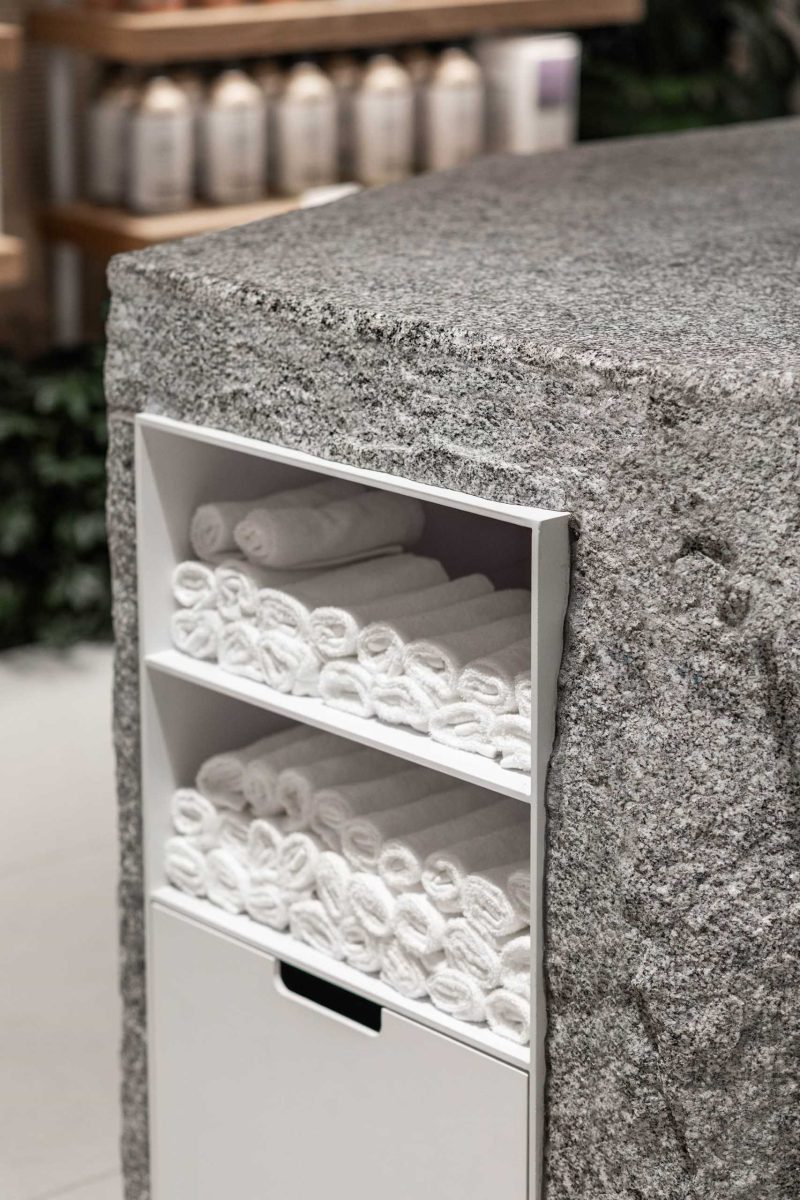 A Large Sliding Window Offers A Look Inside This Nature-Inspired Store ...