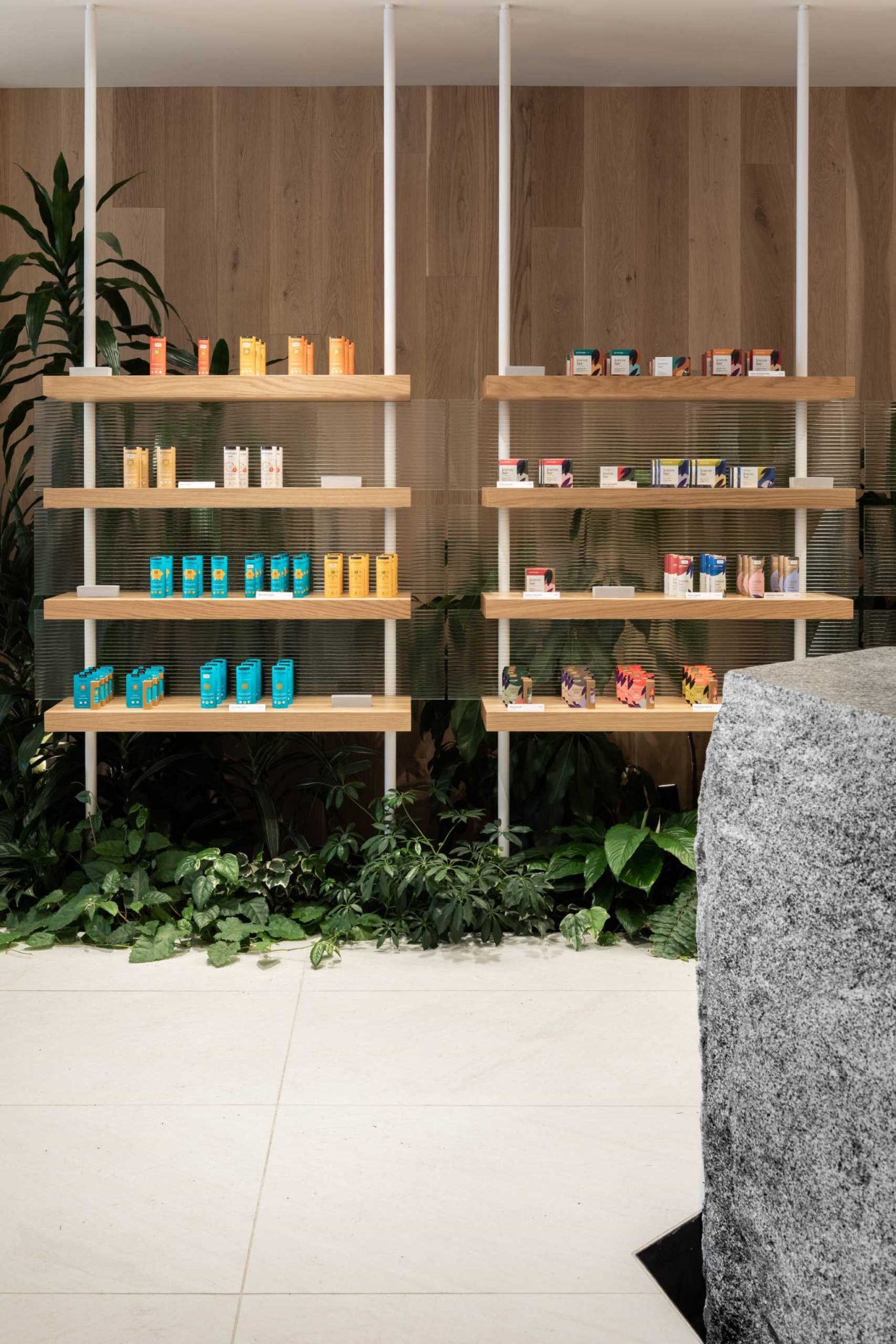 A Large Sliding Window Offers A Look Inside This Nature-Inspired Store ...