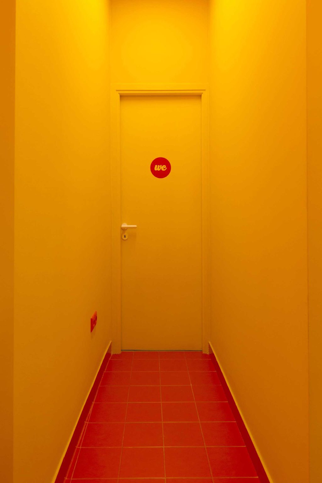 A Boldly Colored Pasta Shop Brightens Up The Street In Athens