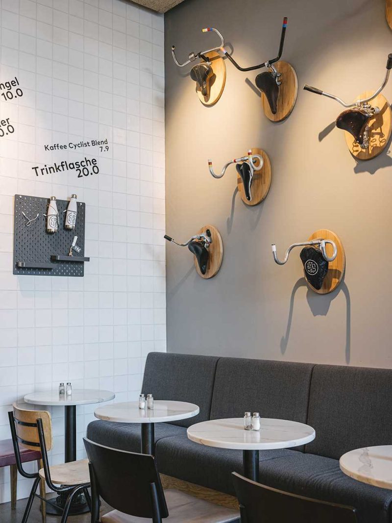 This Cafe In Austria Has A Cycling Inspired Design