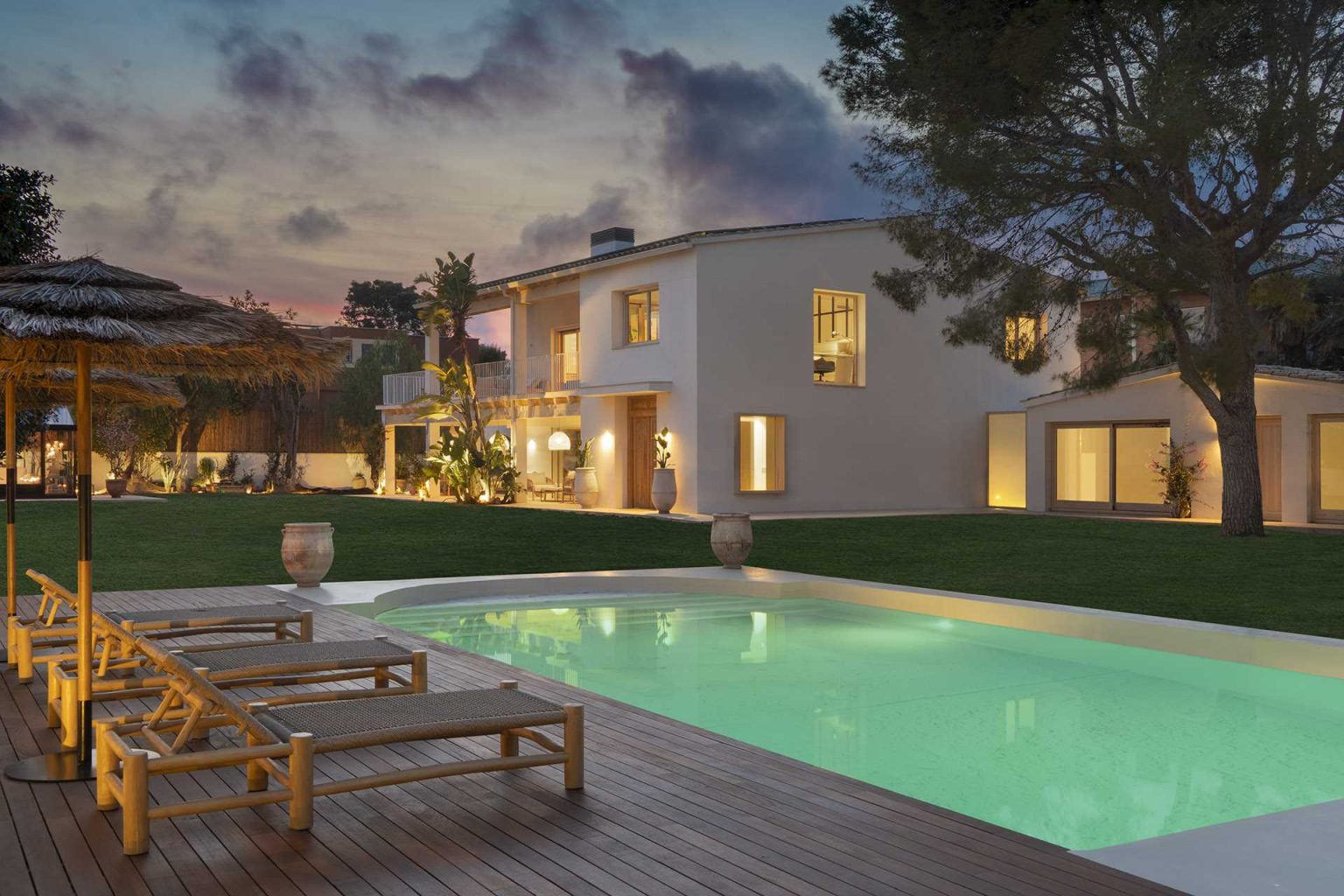 A Calming Interior Was Designed For This Home In Spain