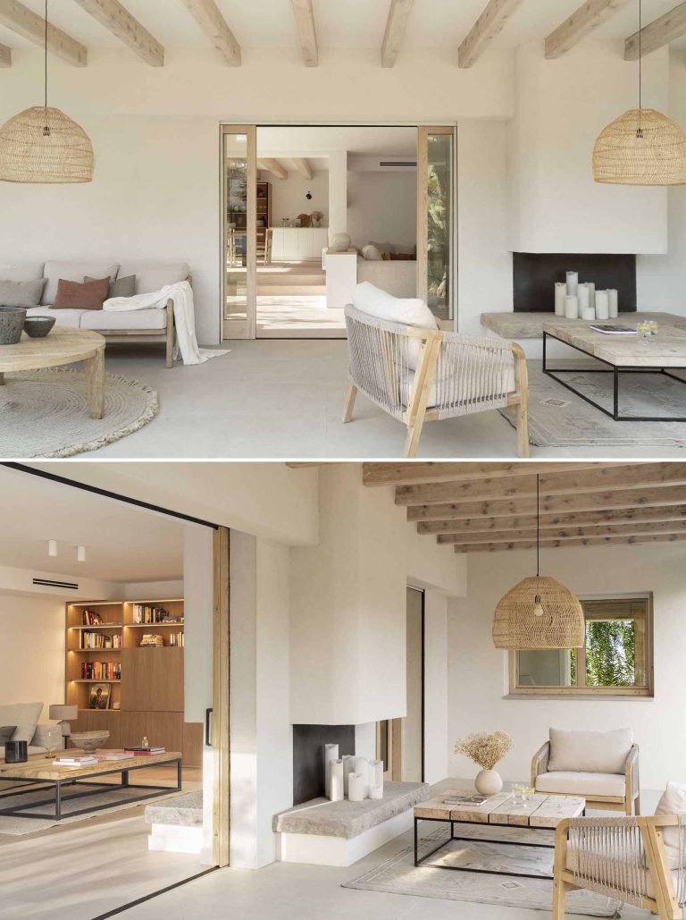 A Calming Interior Was Designed For This Home In Spain
