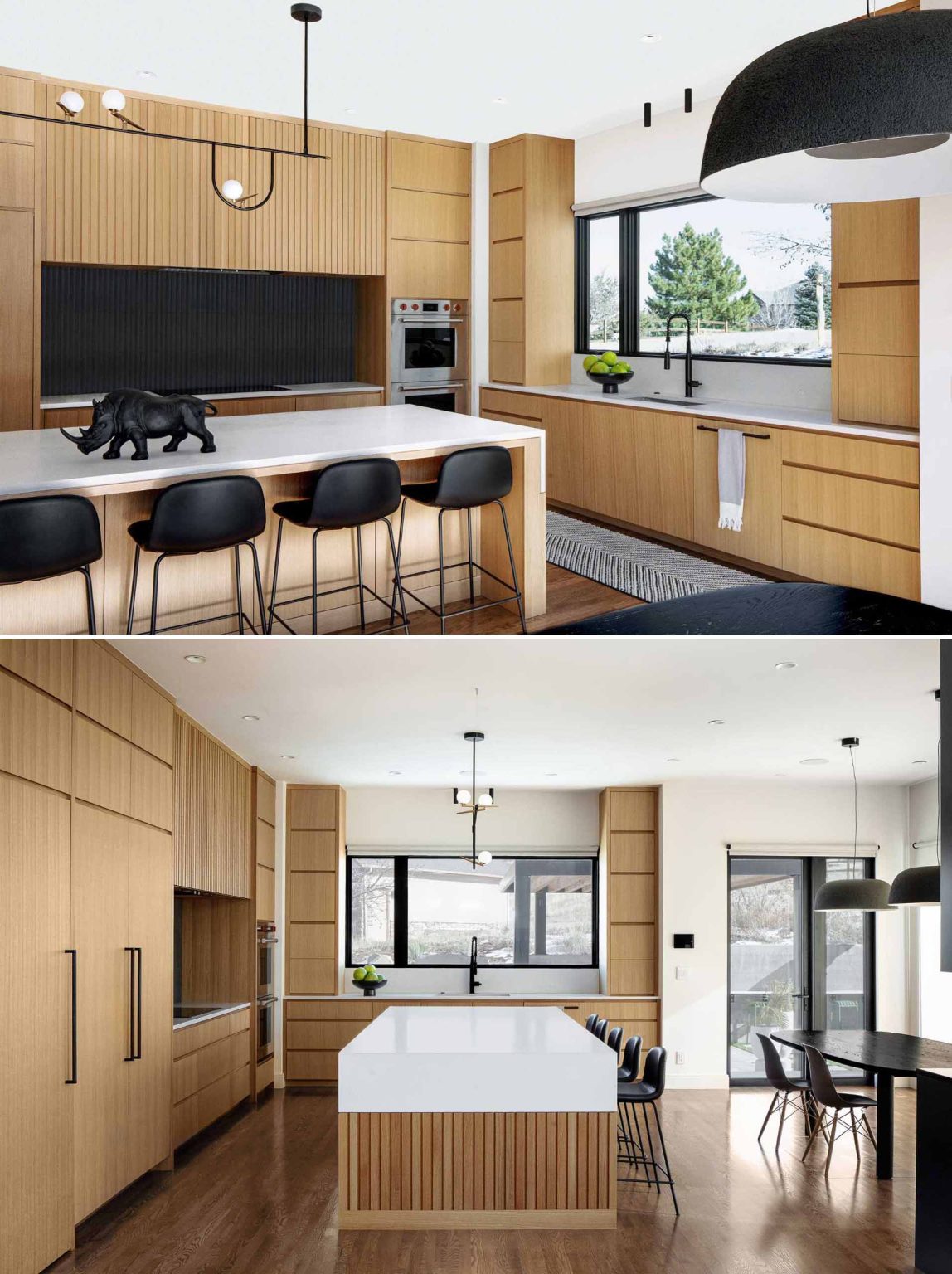 This Builders-Grade Kitchen Transformed Using Rift-Sawn White Oak Cabinets