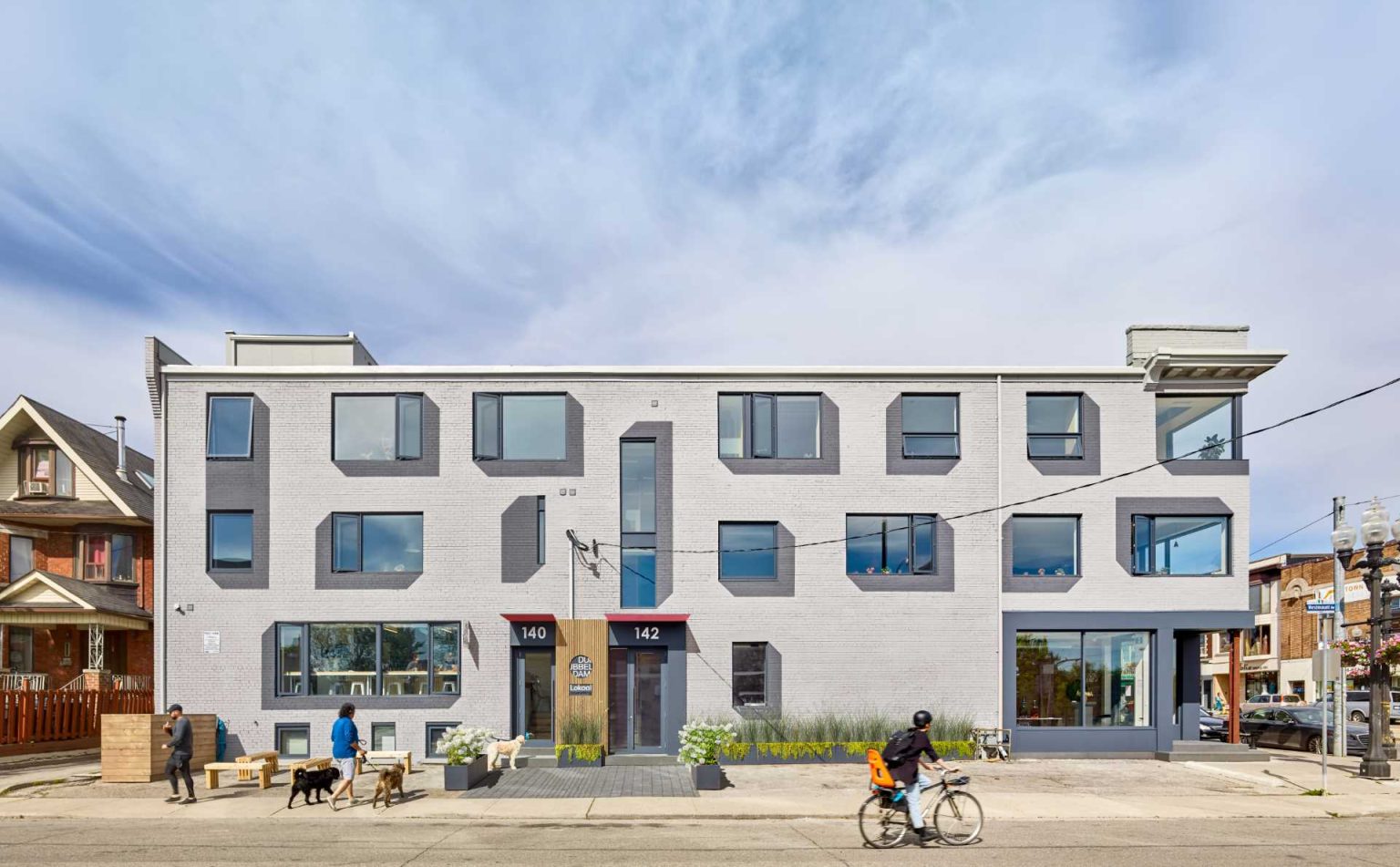 Painted Drop Shadows Around The Windows Create An Interesting Effect On ...