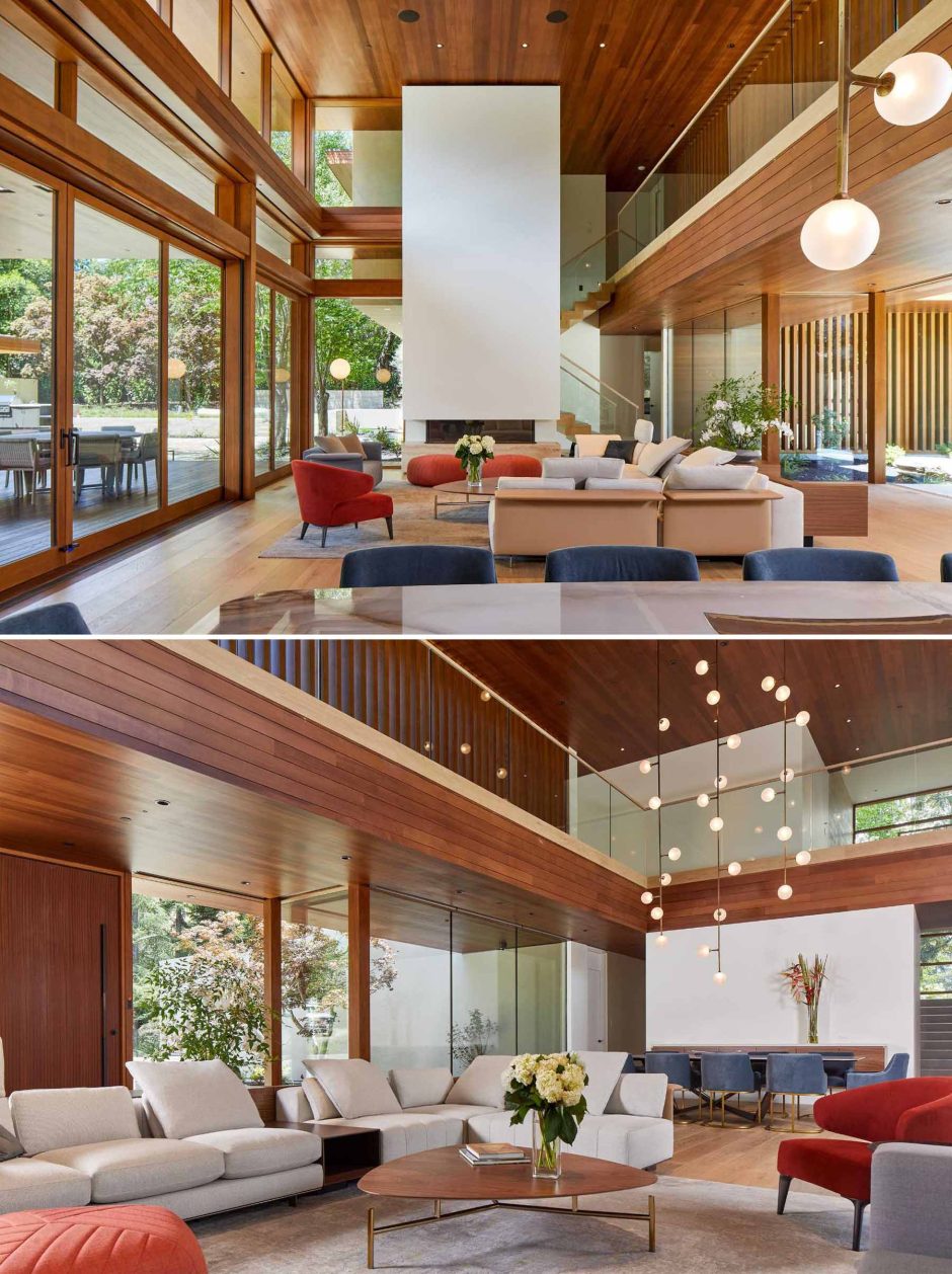 Western Red Cedar Gives This Home A Warm Feeling Inside And Out