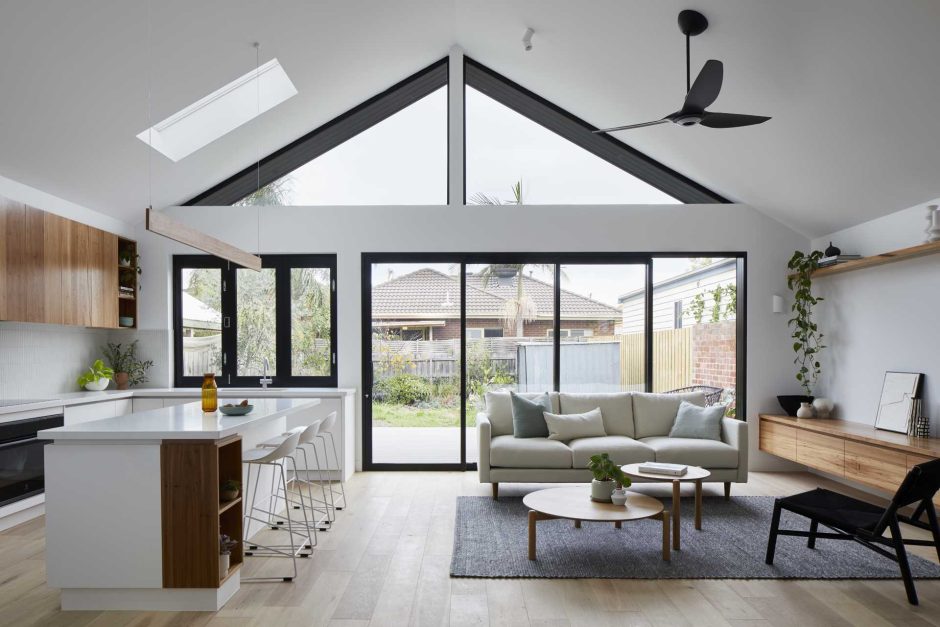 The New Addition On This Home Includes A Pass-Through Window To The Kitchen