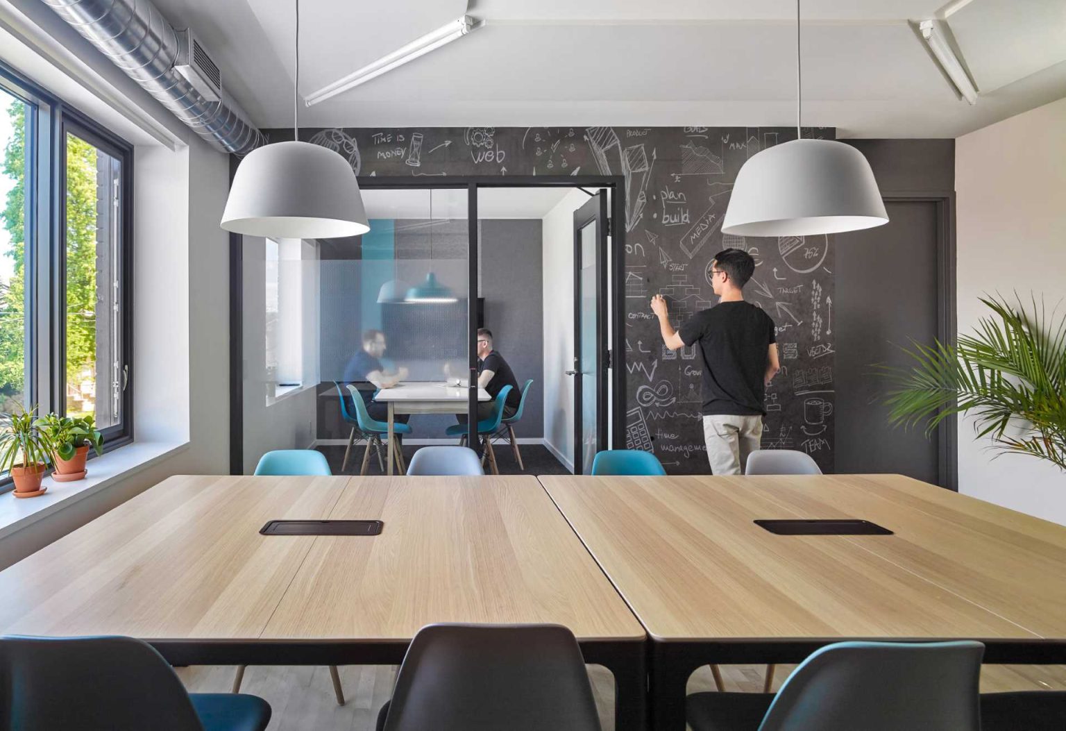 Painted Drop Shadows Around The Windows Create An Interesting Effect On ...