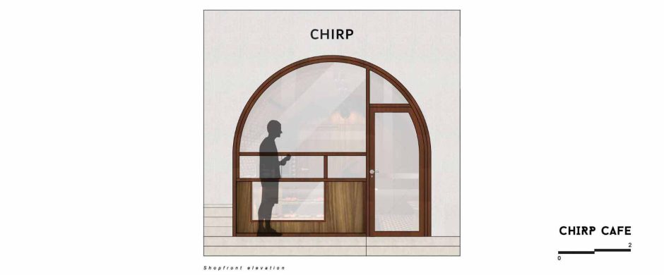 The Large Arch Window In Front Of This Cafe Offers A Glimpse Of The ...