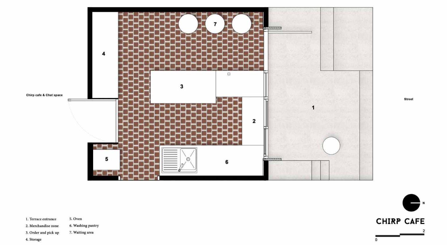 The Large Arch Window In Front Of This Cafe Offers A Glimpse Of The ...