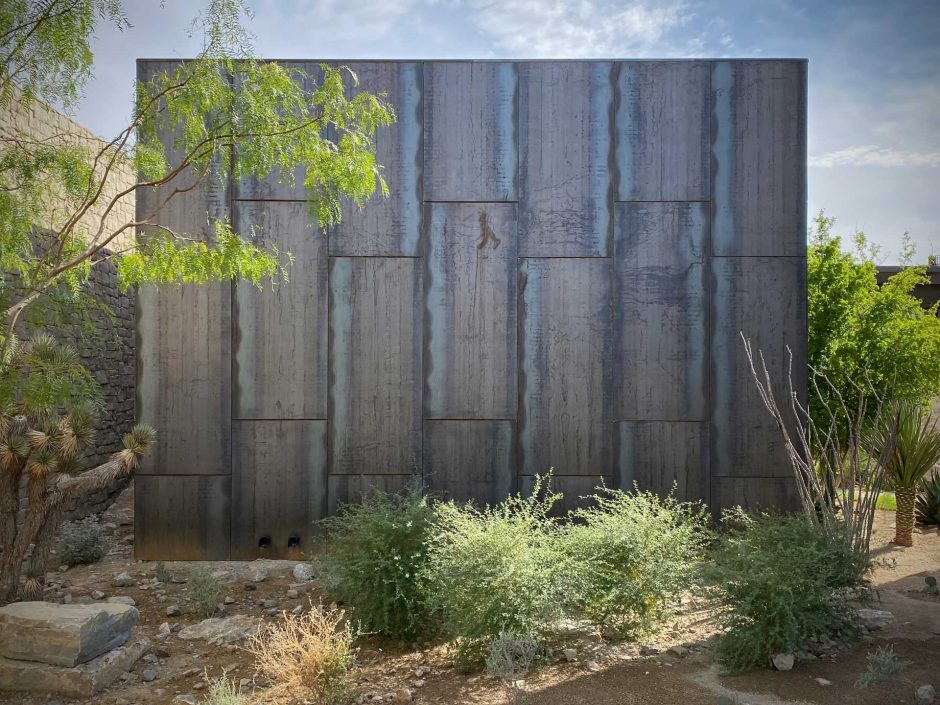 The Surrounding Desert Was Blended Into This Modern Home