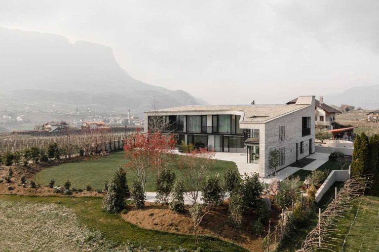 Handmade Elongated Bricks Cover The Exterior Of This Home