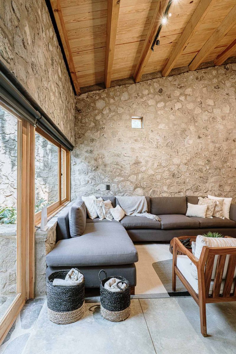 This Modern House Was Made From Locally Sourced Stone