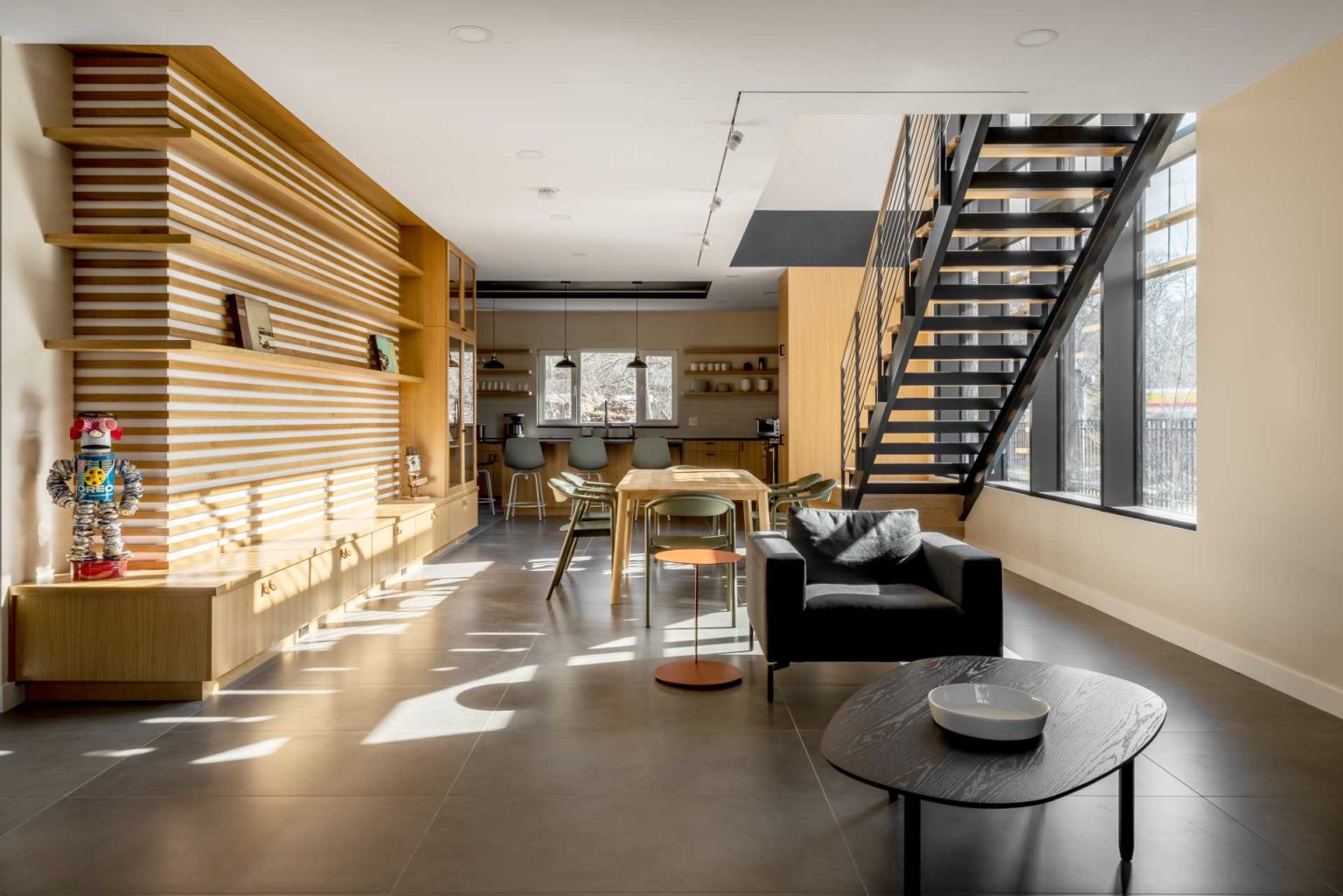 A Slightly Different Angled Ridge Line Was Given To Each Home In This Passive House Development