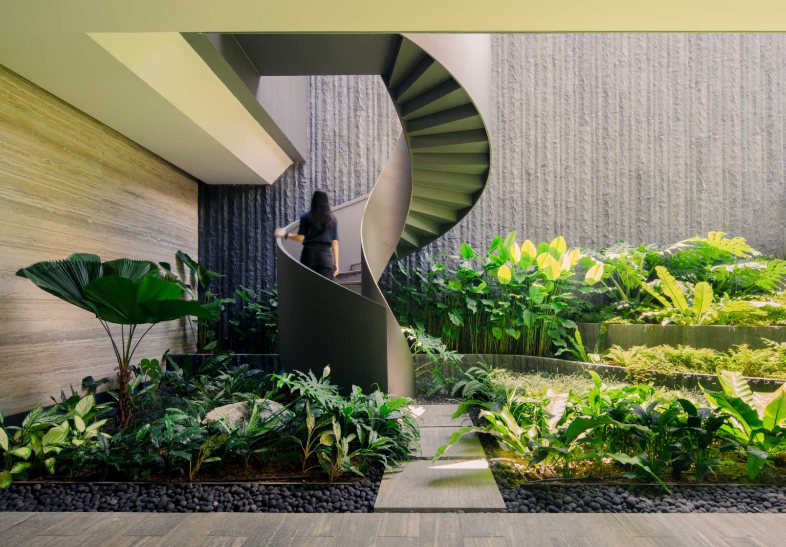 Plants Were Integrated Into This Home's Design To Give It The Feeling ...