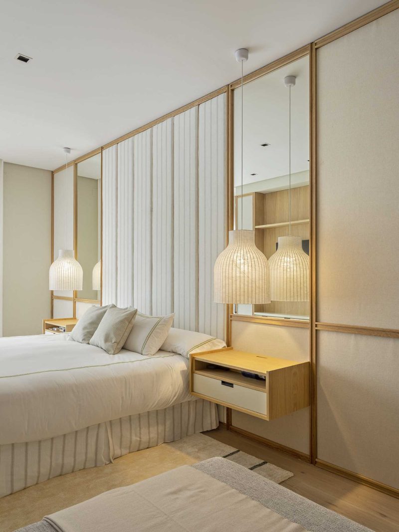 Wood Details Are Found Throughout This Apartment's Interior