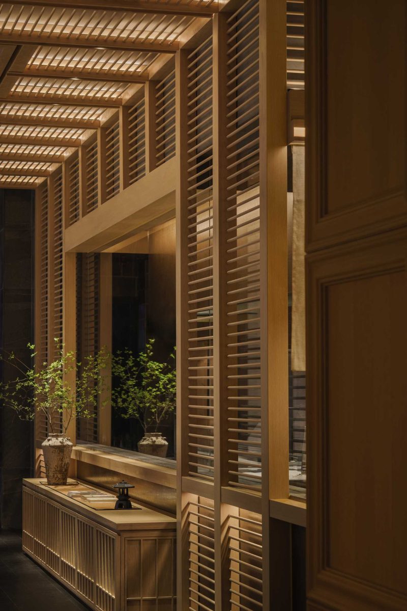 Lighting Is Used To Create A Warm Glowing Atmosphere For This Restaurant