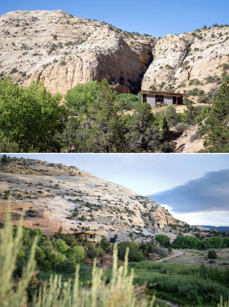 The Rugged Materials On This Home Reflect The Desert That Surrounds It
