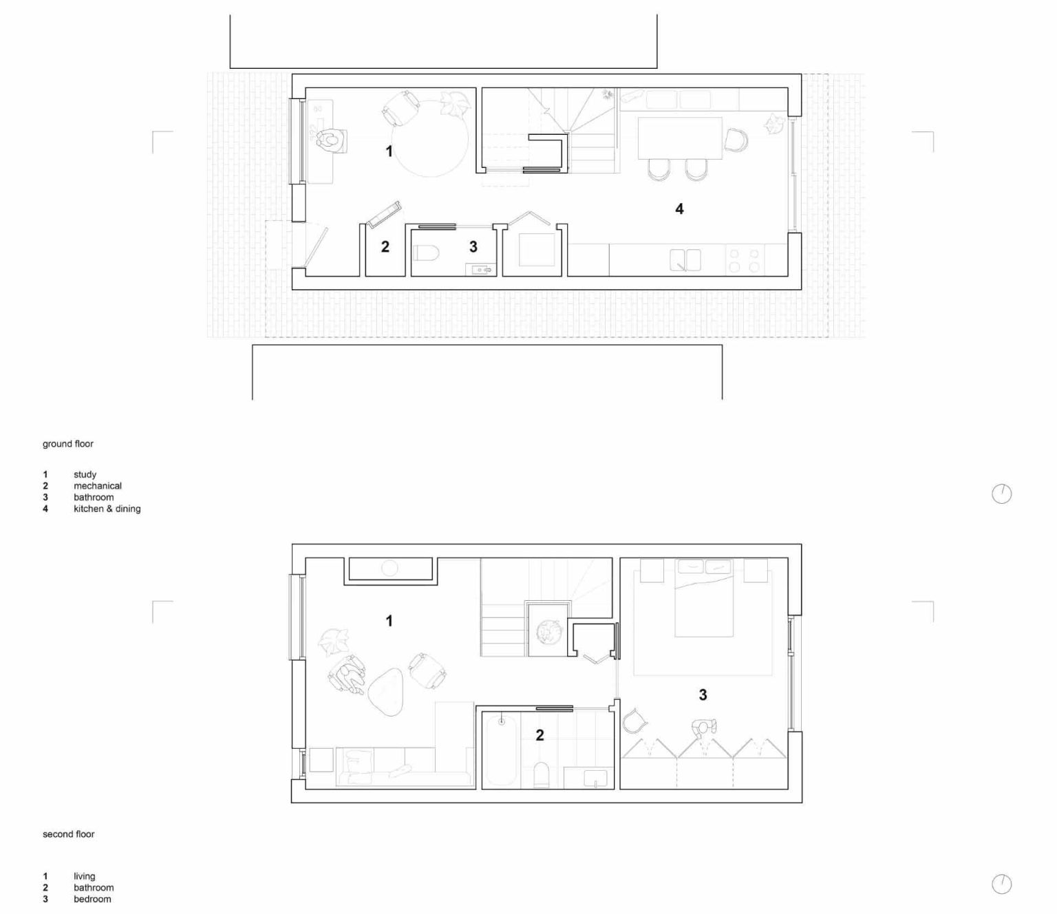 A Small Laneway House Designed For A Narrow Property In Toronto