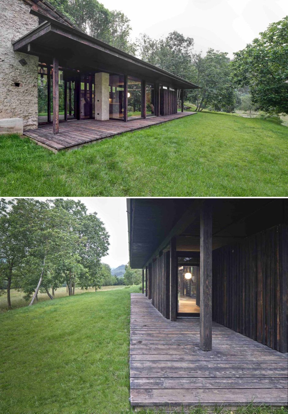 An Old Stone Ruin Was Given New Life As A Contemporary Off-Grid Home