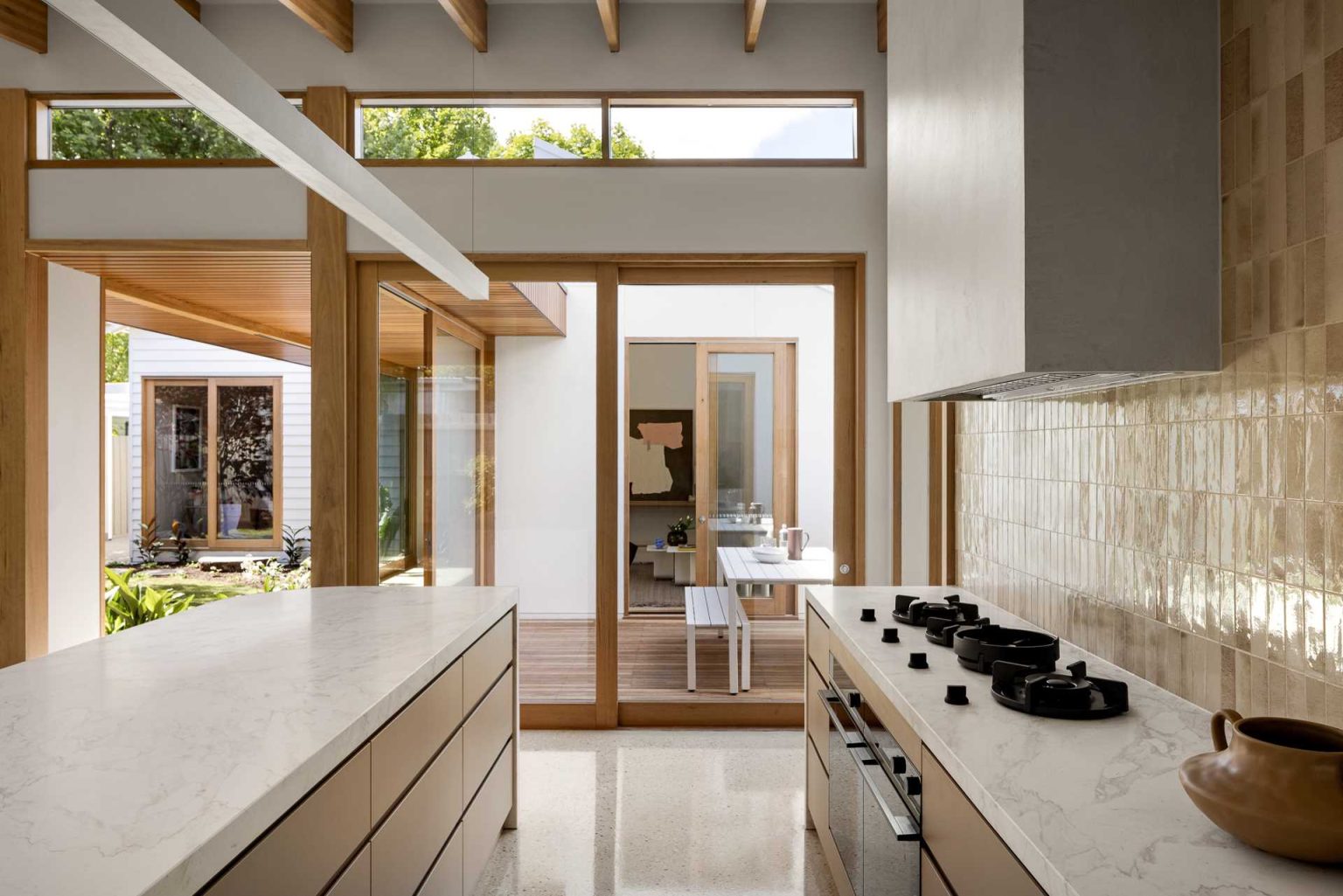 Clerestory Windows Add Natural Light Inside This New Addition To An ...