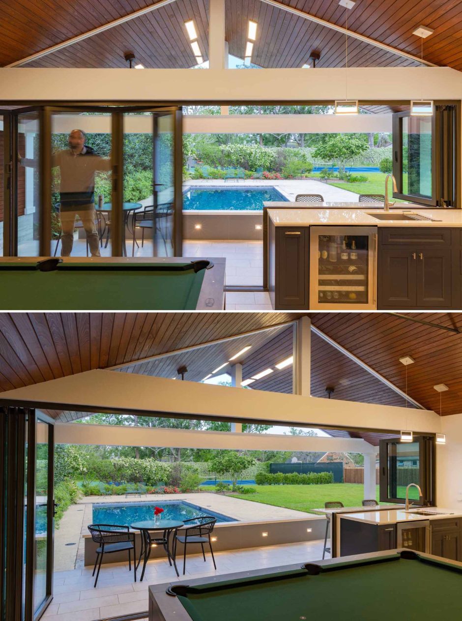 Before + After - A Garage Transformed Into A Pool House