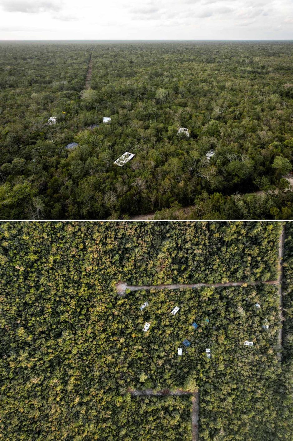 A Collection Of Off-Grid Cabins Hidden Deep In The Jungle