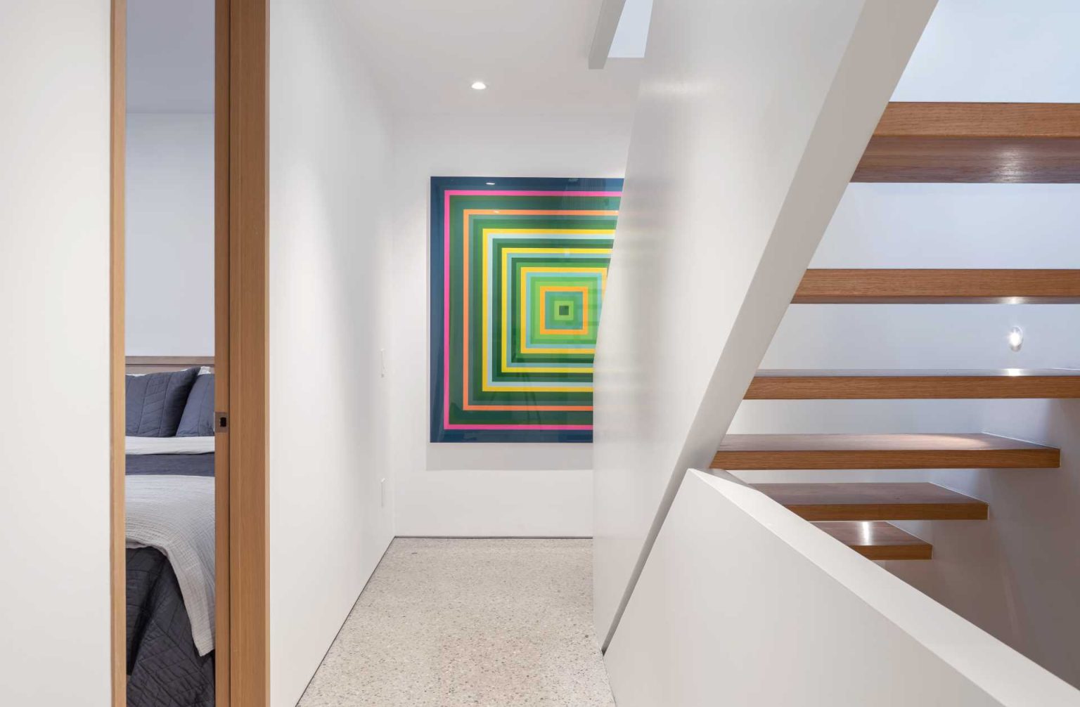 A Laneway House With A Rotated Brick Facade