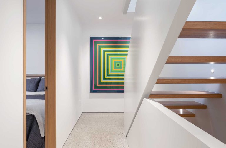 A Laneway House With A Rotated Brick Facade