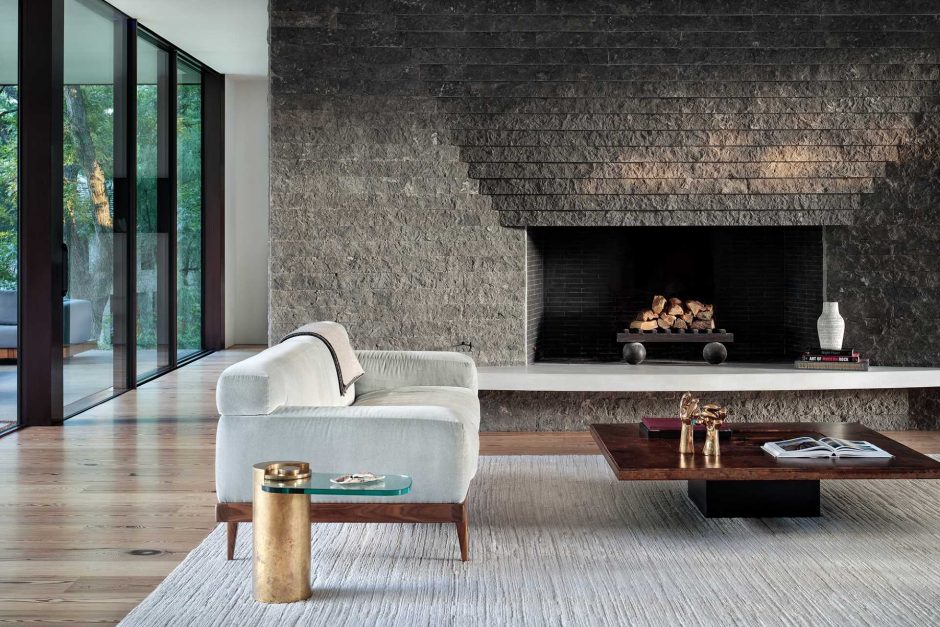 Weathered Steel Covers The Exterior Of This Modern Home In Texas