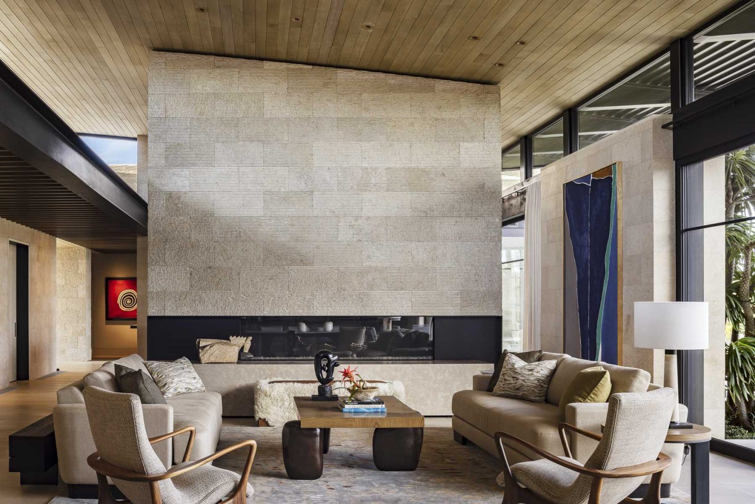 Reflecting Ponds And Concrete Lily Pads Help Create Tranquility At This ...