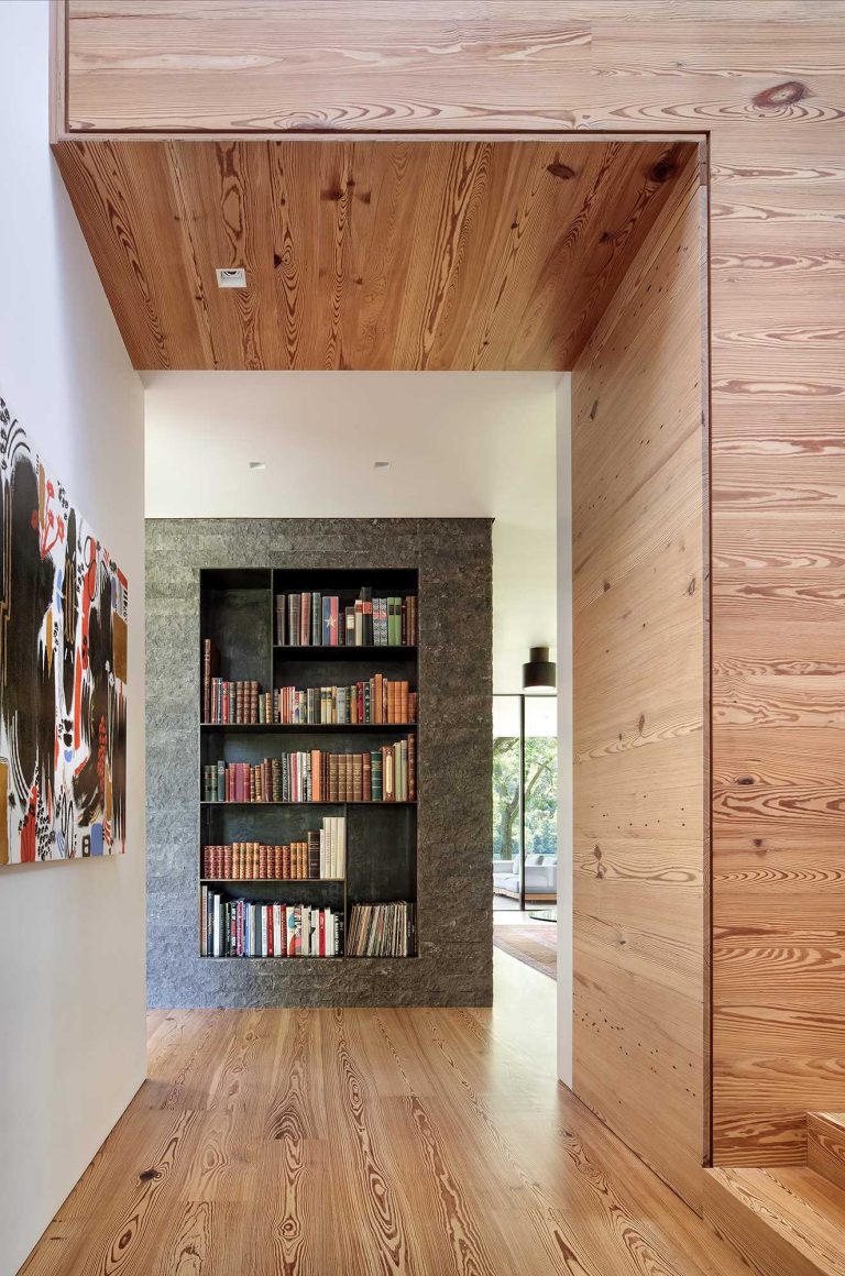 Weathered Steel Covers The Exterior Of This Modern Home In Texas