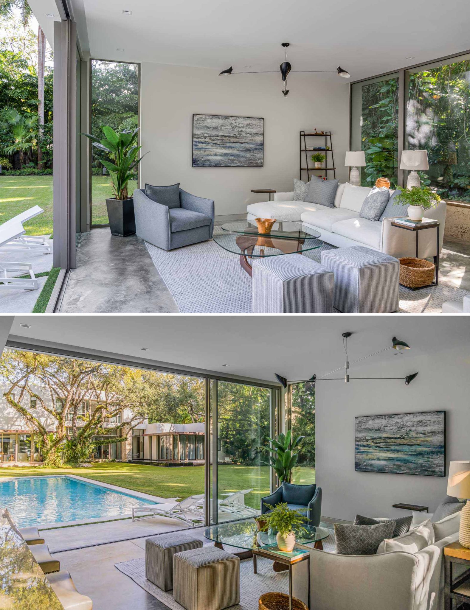 A Pool House And Loggia Enhance This Lush Backyard Experience