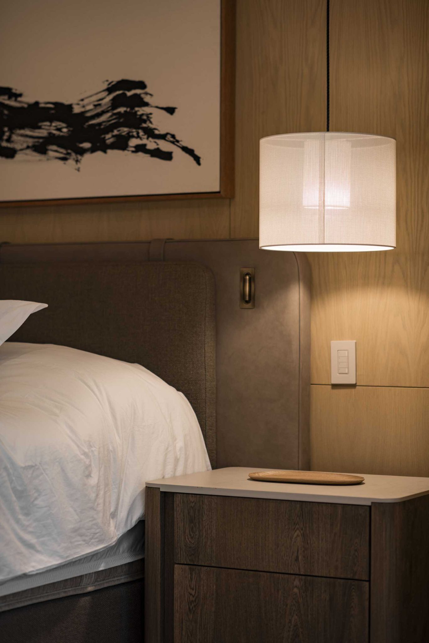 Hidden Lighting Creates A Warm Glow Throughout This Apartment Interior