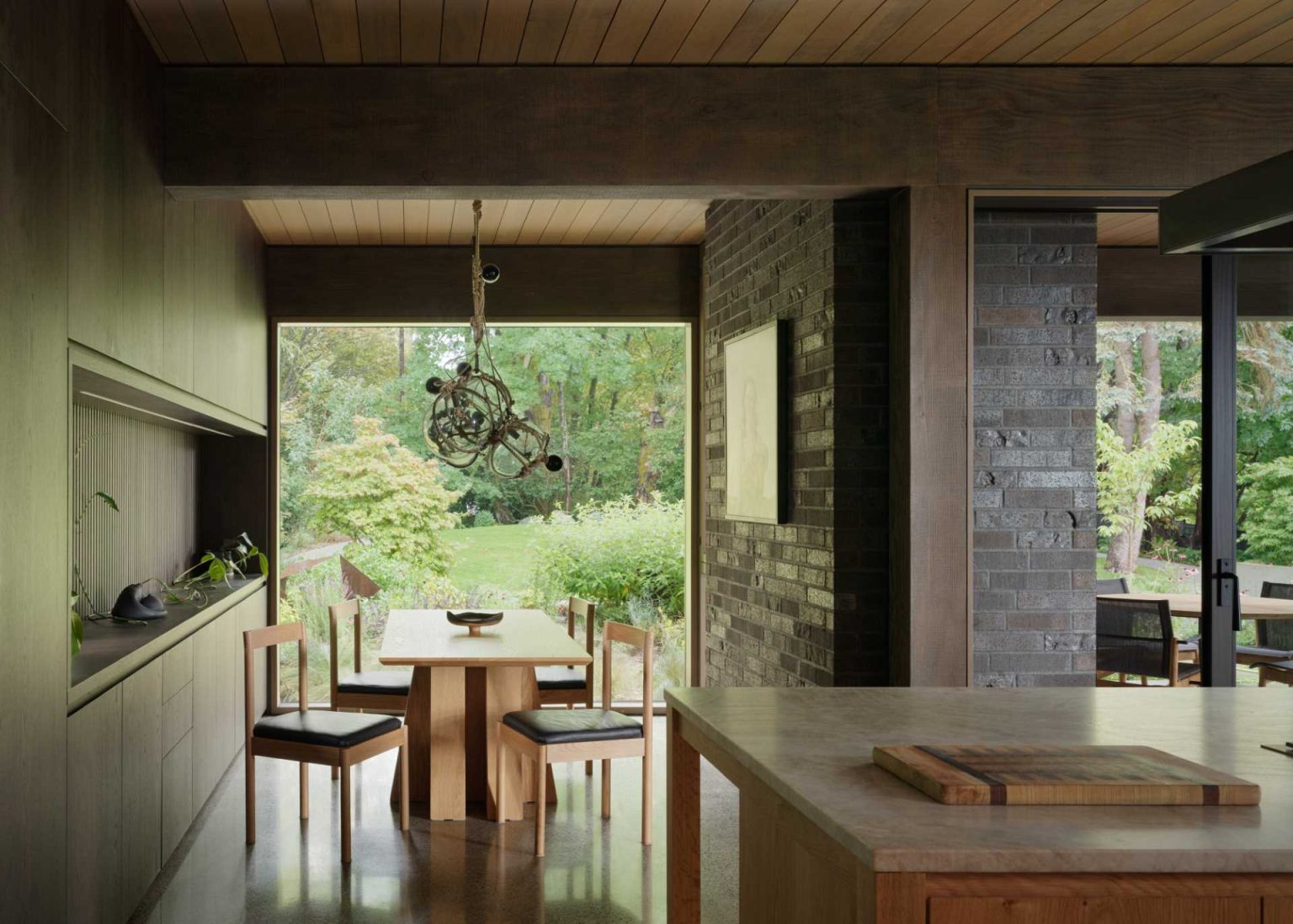 An Extension To This 1933 Home Creates A New Kitchen And Outdoor Terrace