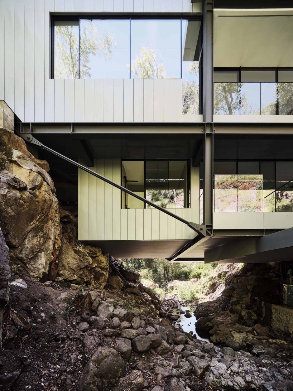 This Modern Home Is Suspended Over A Creek