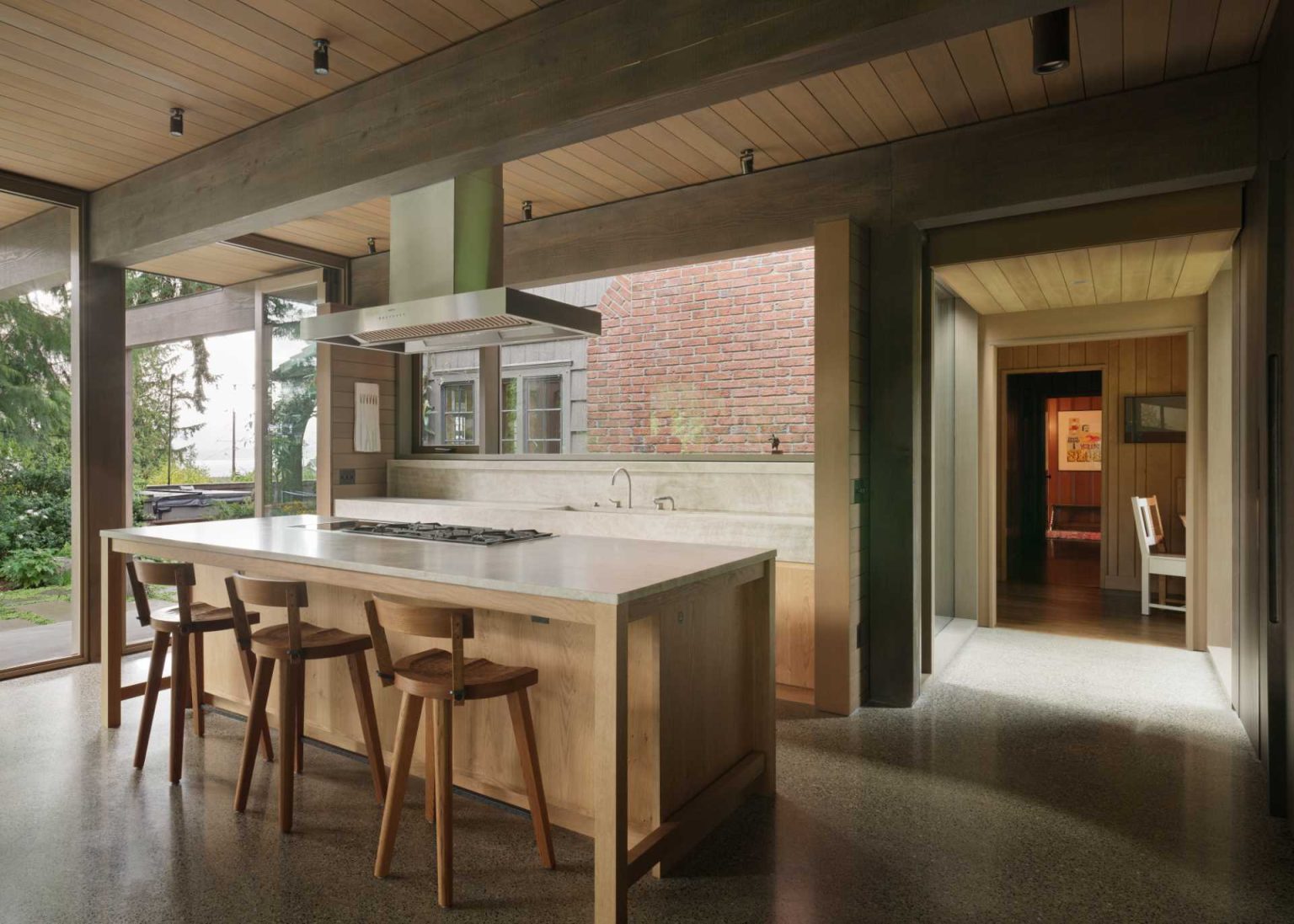 An Extension To This 1933 Home Creates A New Kitchen And Outdoor Terrace