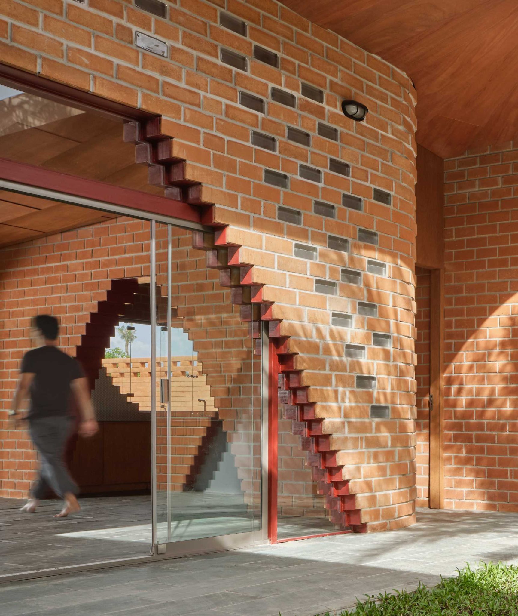 Brick Is The Material Of Choice For This New Home