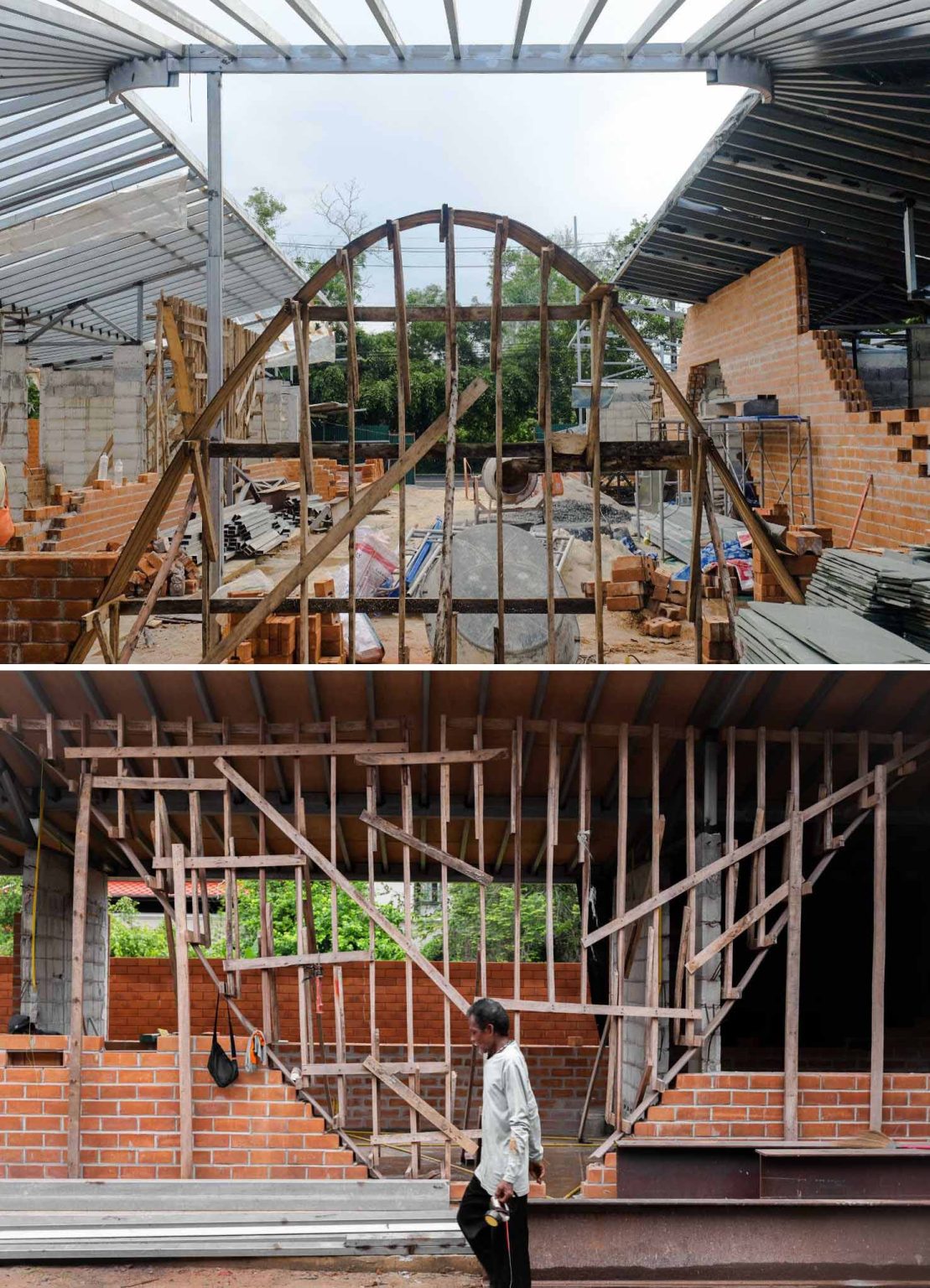 Brick Is The Material Of Choice For This New Home