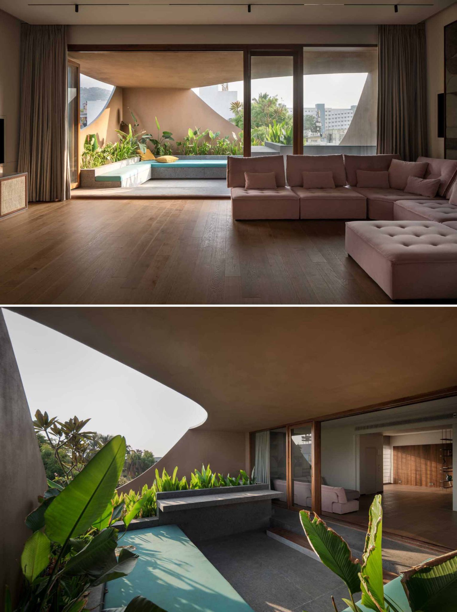 A Curvy Concrete Cube With Cut Outs For Windows Is The Form Of This New ...